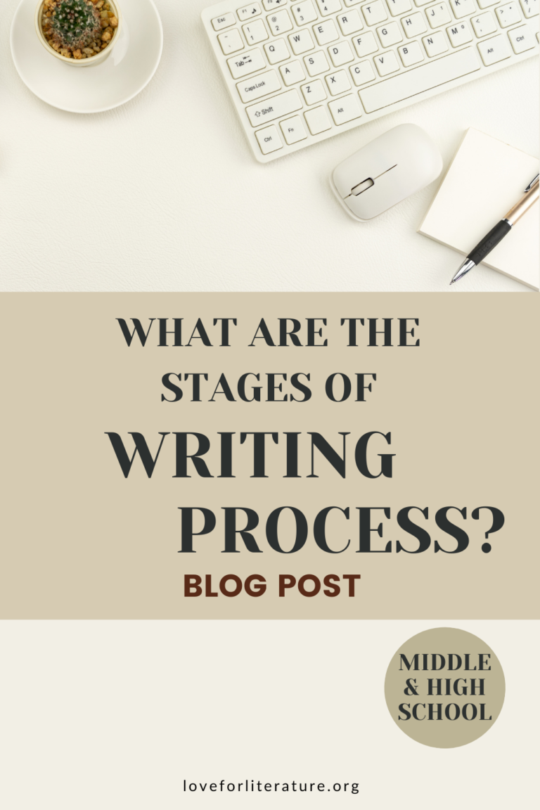 What Are the Stages of the Writing Process? Middle & High School - Love ...
