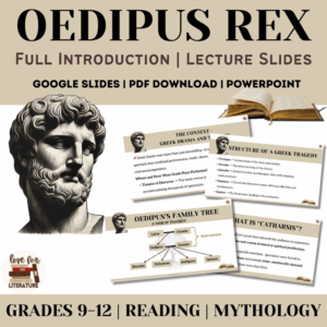 Oedipus Rex Lecture: Background, Plot, Analysis and Aristotle's Poetics ...