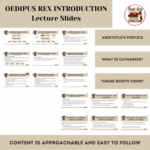 Oedipus Rex Lecture: Background, Plot, Analysis and Aristotle's Poetics ...
